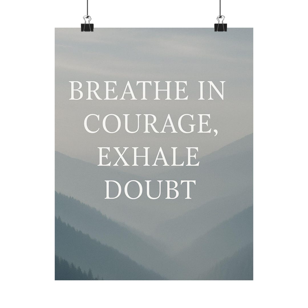 Inspirational Matte Vertical Posters, Motivational Wall Art, Home Decor ...