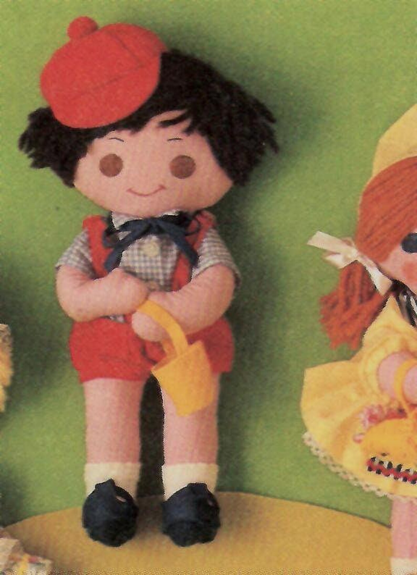 Story Book Rag Dolls Sewing Pattern- Vintage Doll Pattern-easy to Make ...