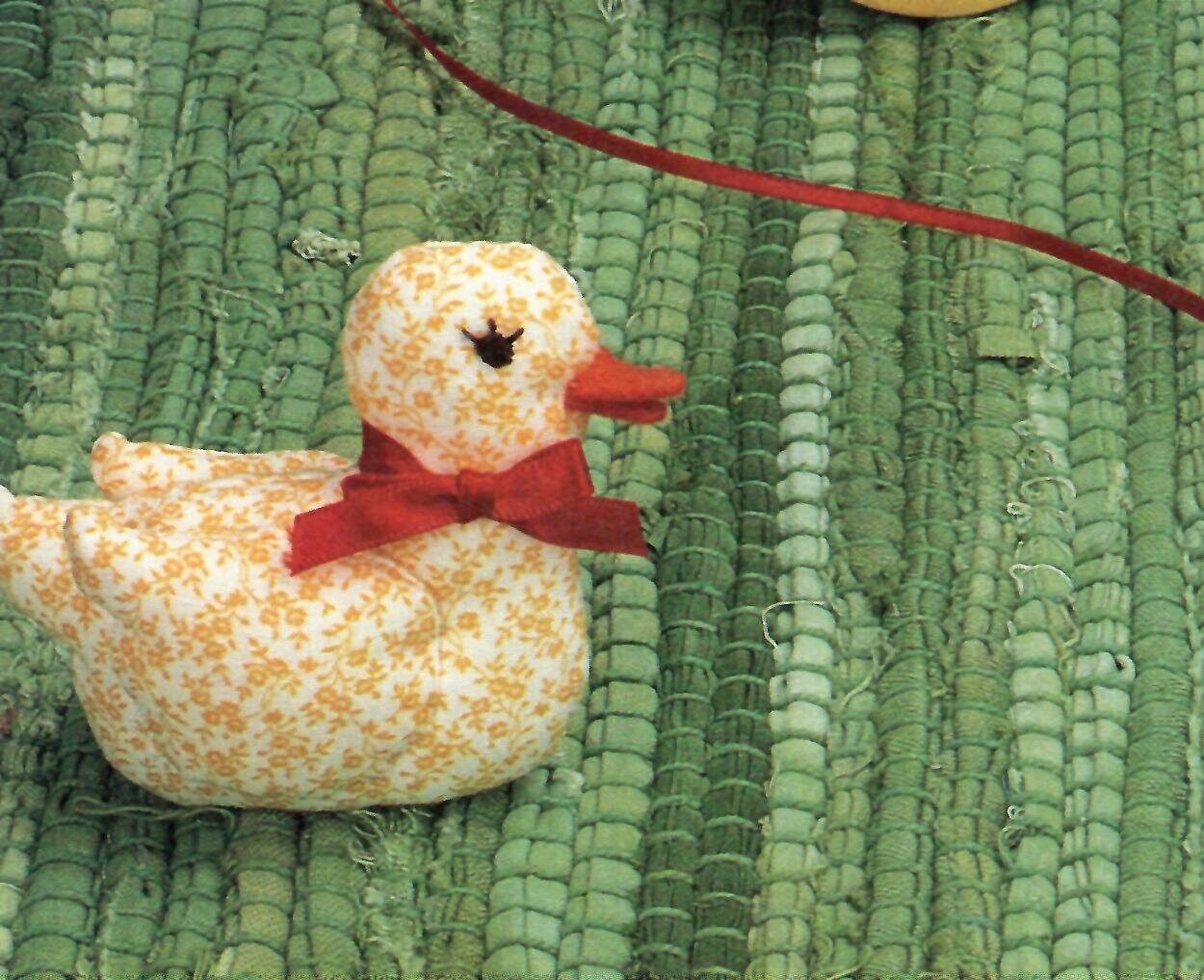 Mother Duck and Duckling Sewing Pattern and Pull Toy-vintage 1980's - Etsy