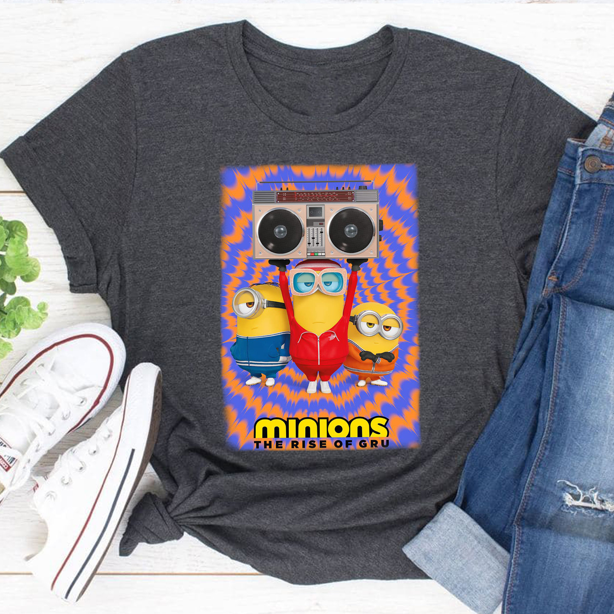 Minions Family And Gru Shirt, Despicable Me Minions Road The Rise Of ...