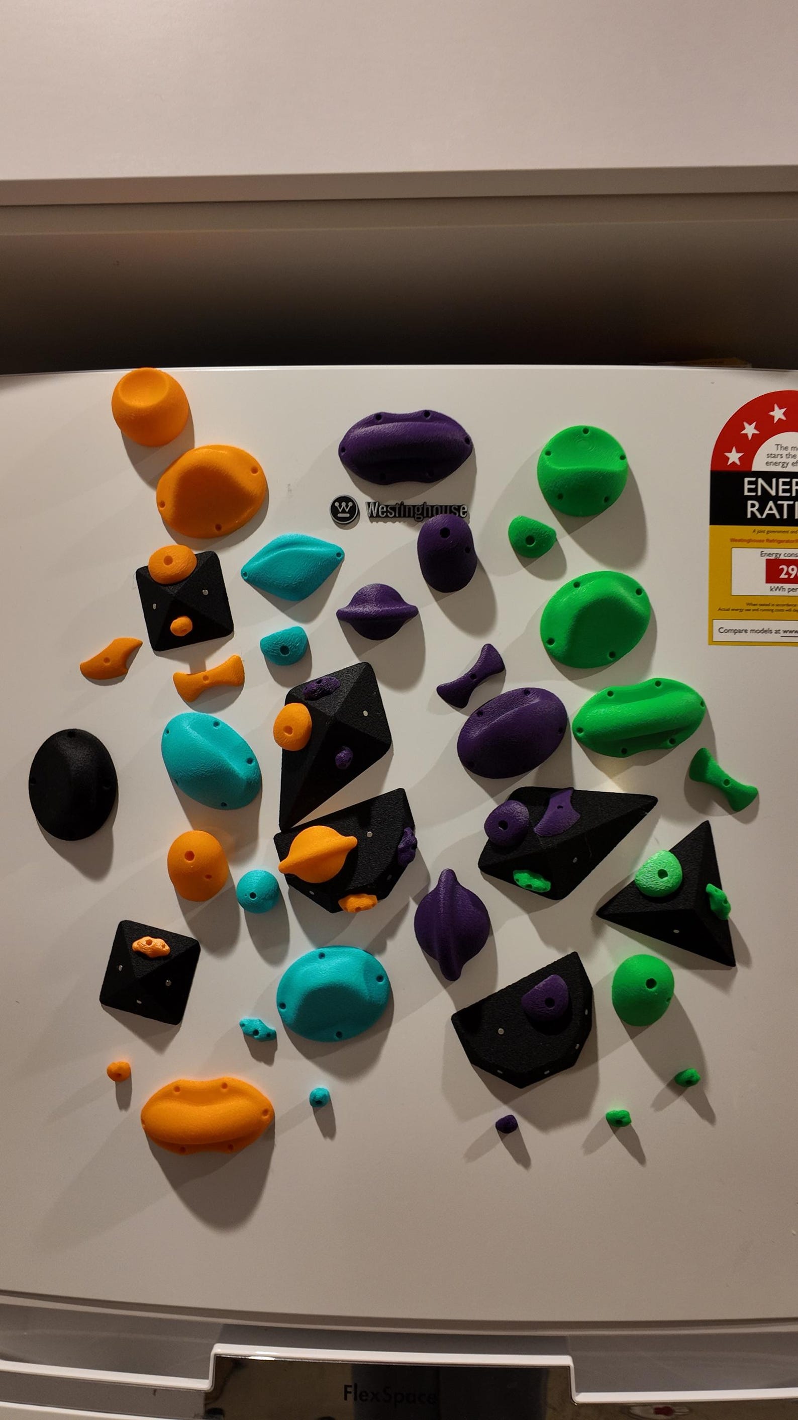 Mini Climbing Holds for Fridge Magnet - Gifts for Rock Climbers ...