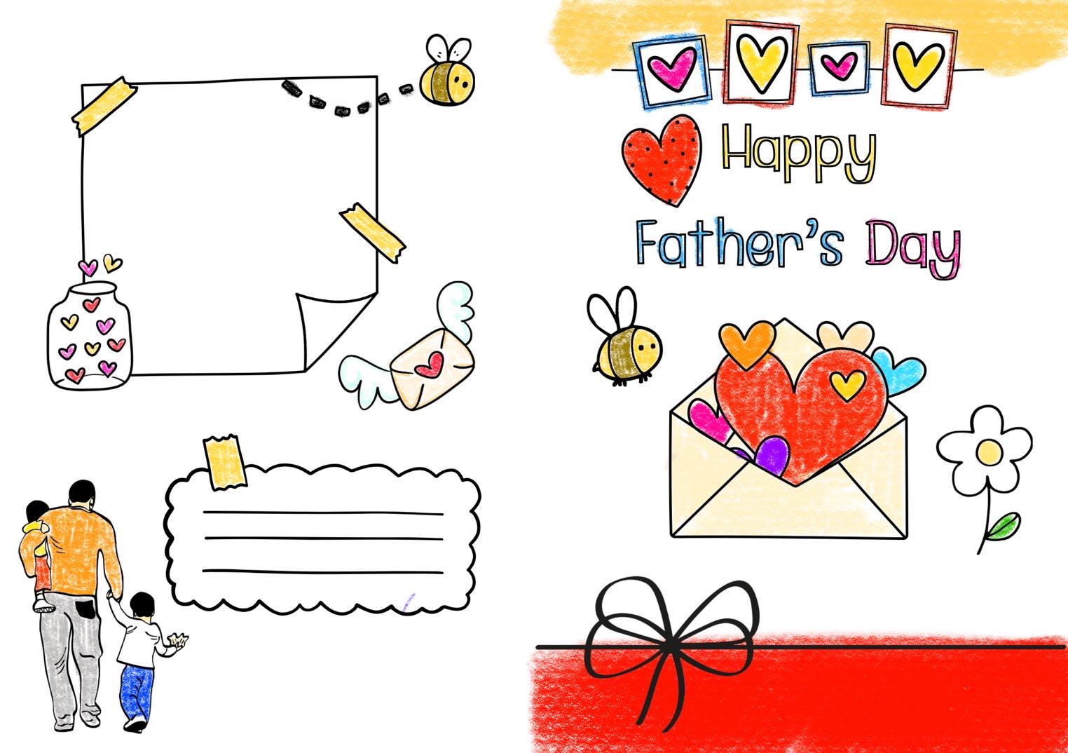 Father’s Day Printable Card for Kids – “all About My Dad” & “what Do I ...