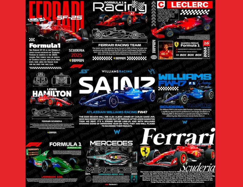 Racing Car Logos/racing Design Sublimation Dtf in Png (instnt Download ...