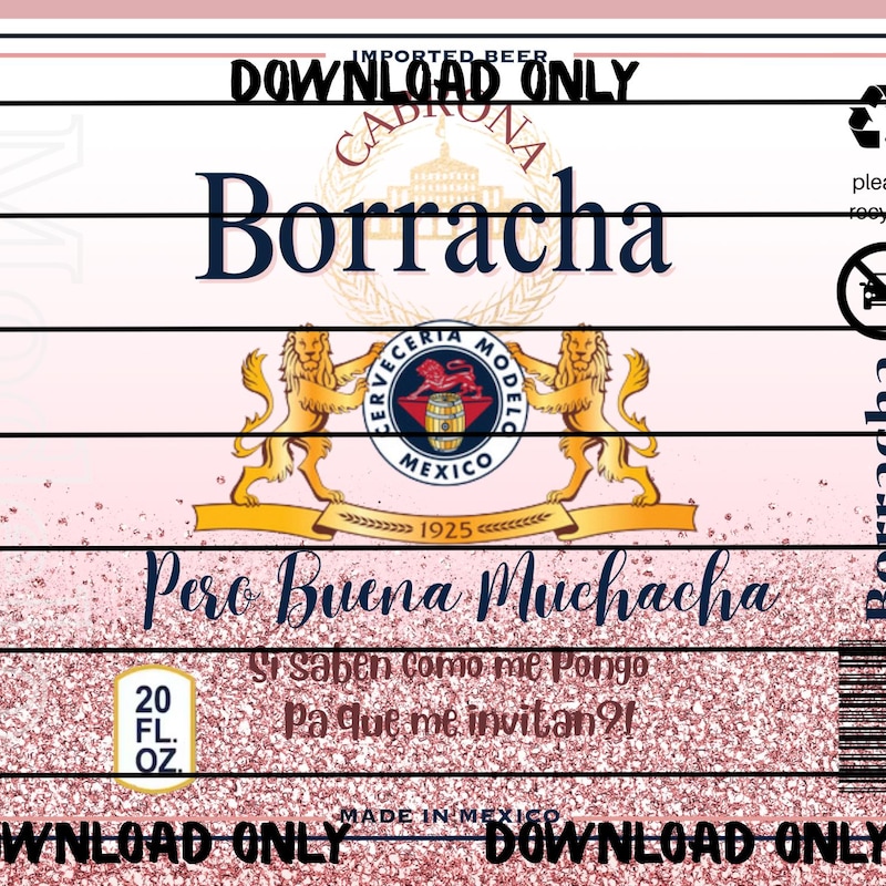 Borracha Tumblers Wrap - Etsy