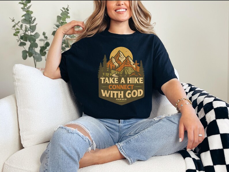 Take A Hike Connect God Psalm Bible Christian Hiking Png File - Etsy