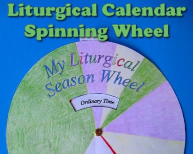 Catholic Liturgical Seasons Wheel Craft for Kids - Etsy