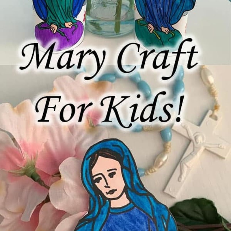 Virgin Mary Statue - Etsy