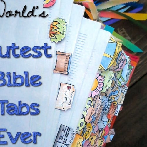 The World's Cutest Bible Tabs Ever for Catholic and | Etsy
