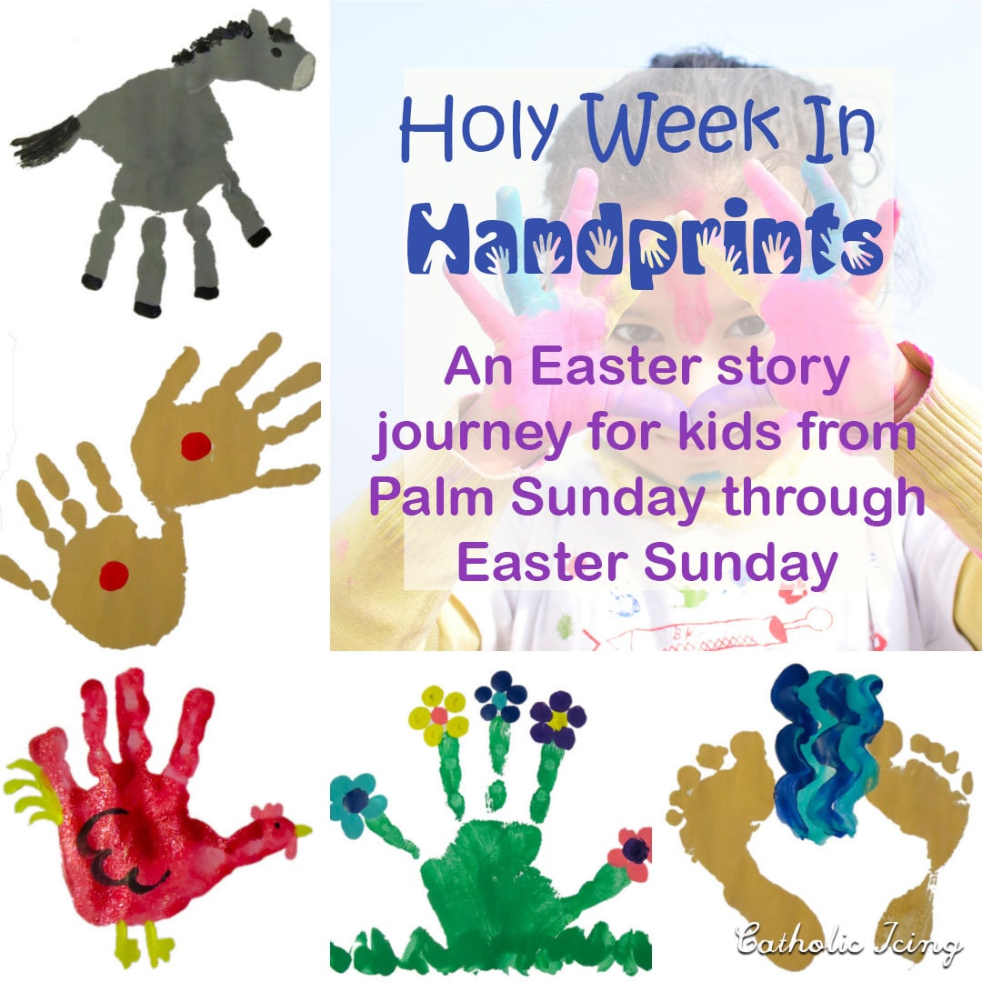 Holy Week Handprint Activity Book for Kids (instant Download) - Etsy UK