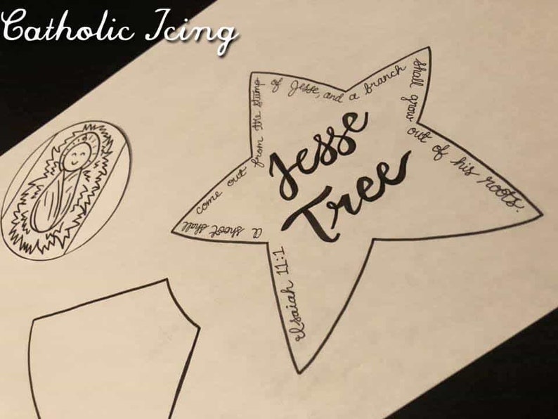 Printable Jesse Tree Ornaments: Advent Activity (PDF Download) - Etsy
