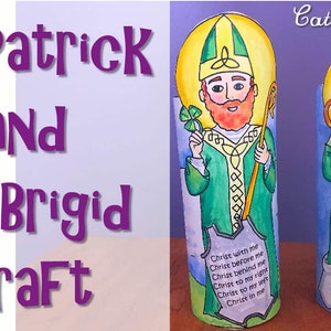 Saint Patrick and Saint Brigid Craft Set for Kids - Instant Download ...