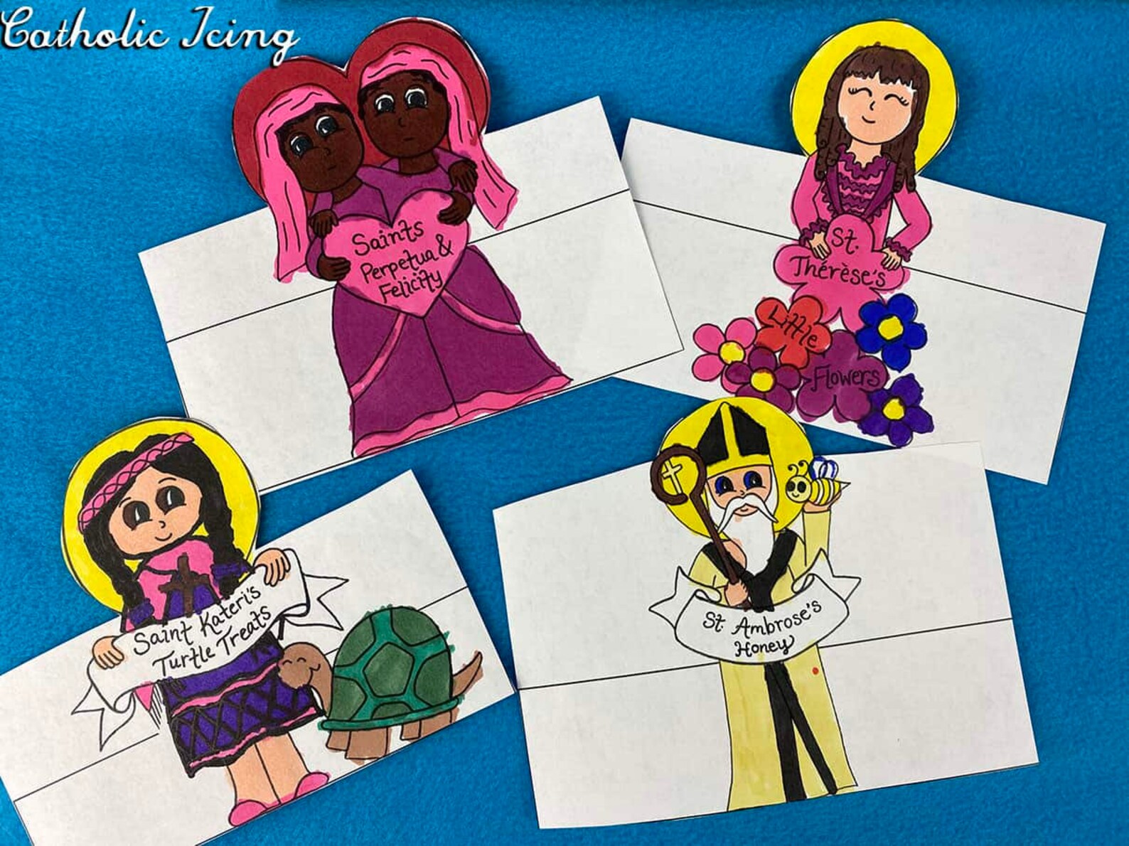 Printable Symbolic Saint Food Labels for Kids Instant Download Perfect ...