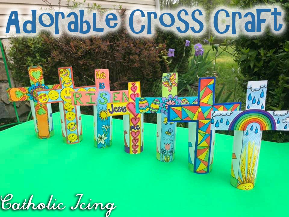 Printable Set of Cross Crafts for Kids - Etsy