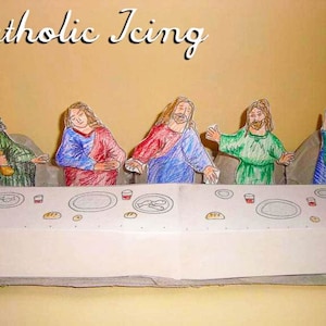 Printable Last Supper Craft for Children - Instant Download | Wonderful ...
