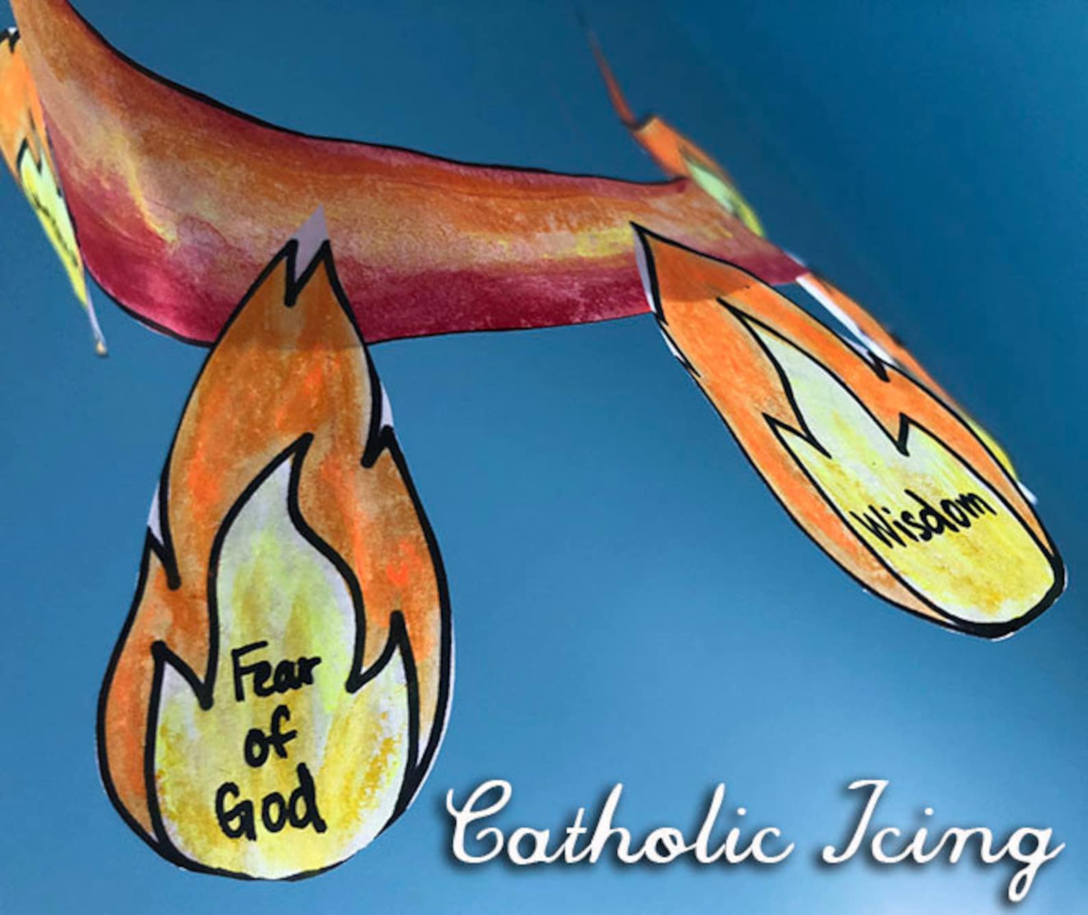 Seven Gifts of the Holy Spirit Mobile Craft - Etsy Canada