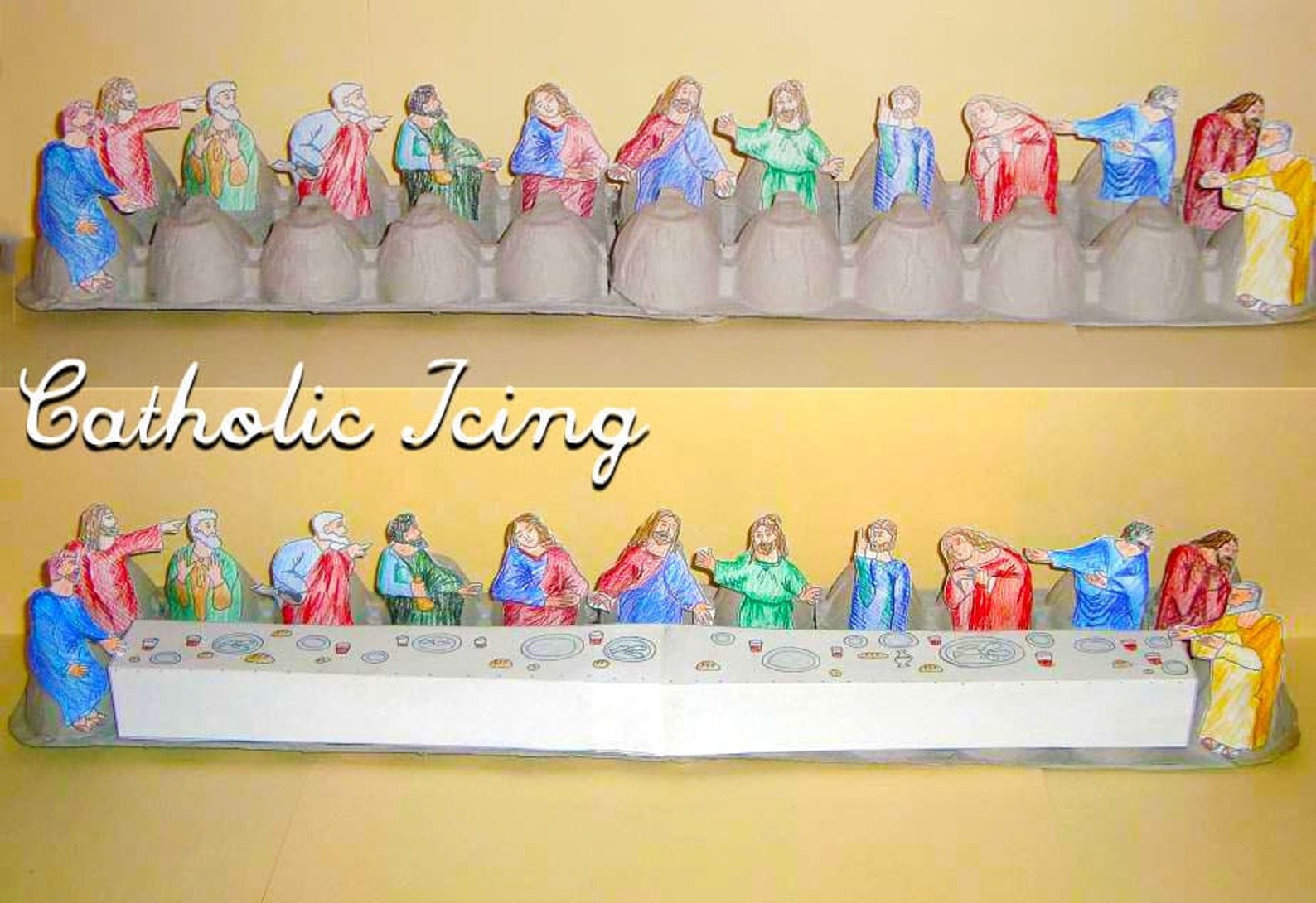 Last Supper Craft for Kids: 3D Printable Activity (PDF Download) - Etsy