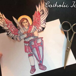 Saint Michael and the Archangels Printable Craft Packet - Etsy