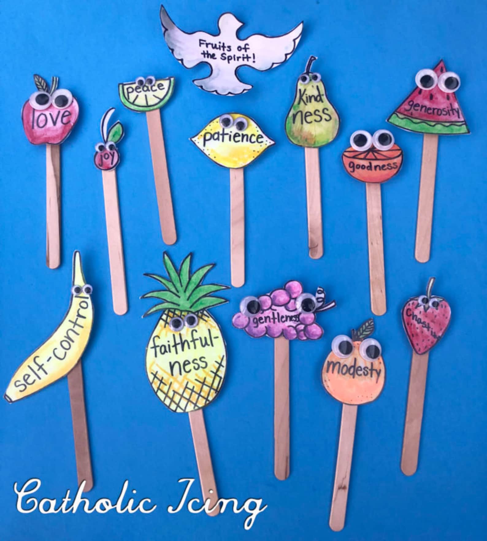 Fruits of the Holy Spirit Craft Set - Etsy