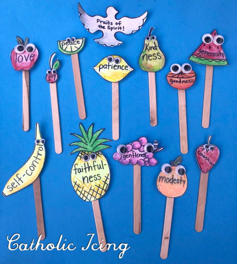 Fruits of the Holy Spirit Craft Set - Etsy