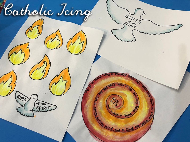 Seven Gifts of the Holy Spirit Mobile Craft - Etsy