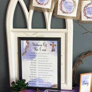 Stations of the Cross Display Set - Low Prep Lenten Decorations ...