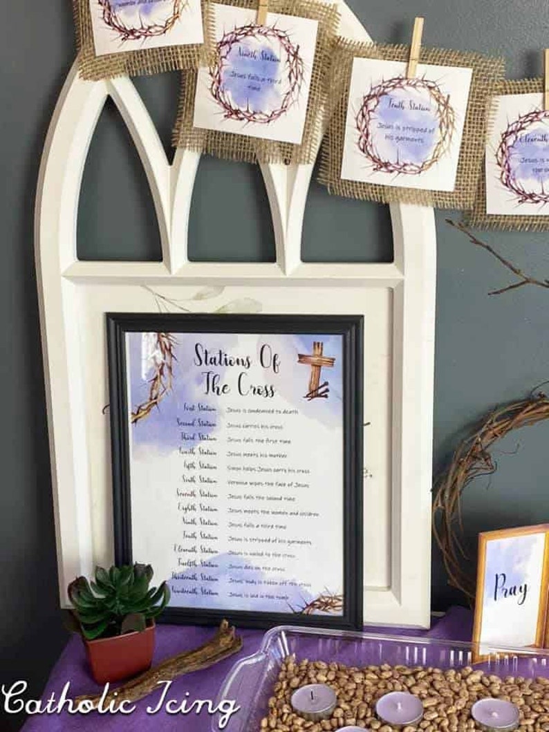 Stations of the Cross Display Set - Low Prep Lenten Decorations ...