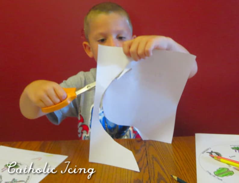 Catholic Liturgical Seasons Wheel Craft for Kids - Etsy