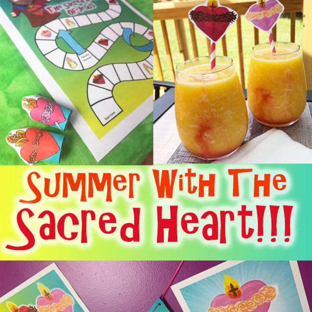 Sacred Heart of Jesus Themed At-home Catholic Vacation Bible School ...