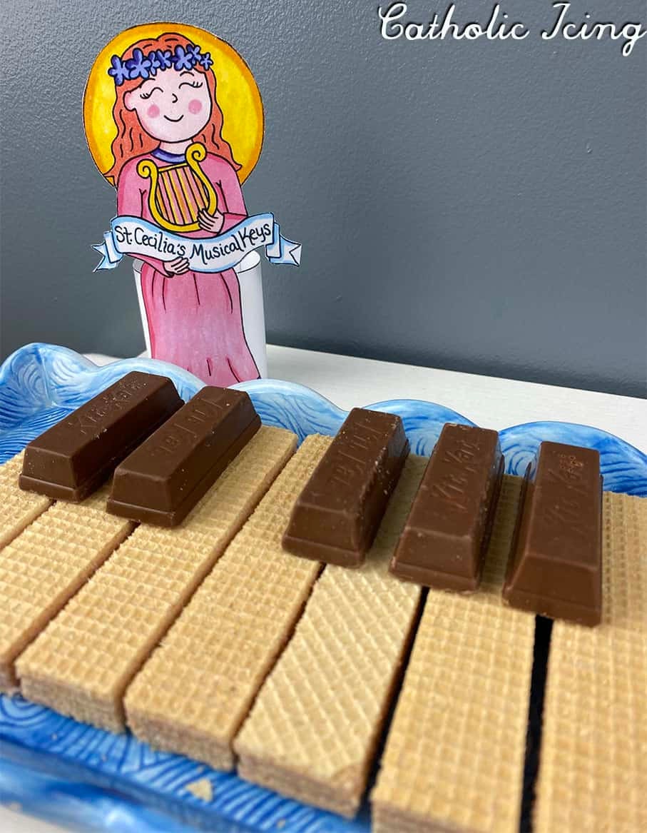 Printable Saint Food Labels for Kids: Catholic Feast Days (instant ...