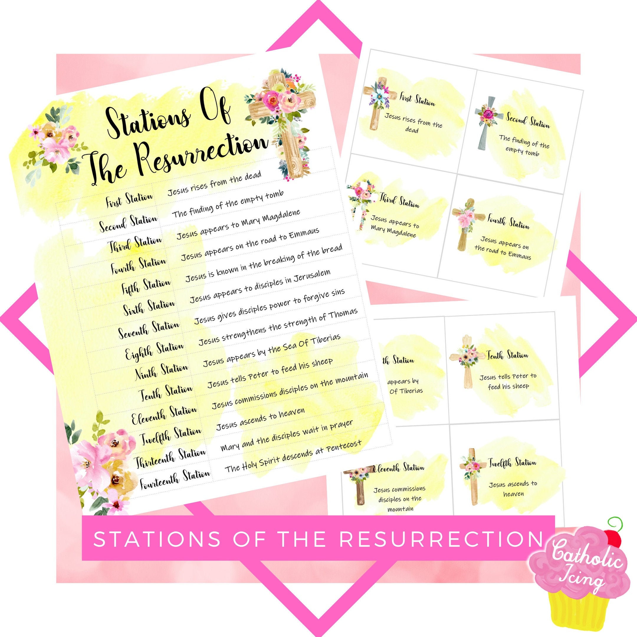 Station of the Resurrection Cards - Etsy