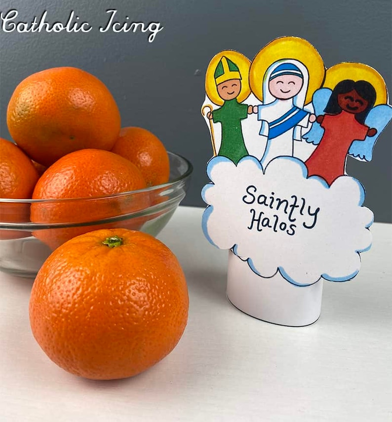 Printable Saint Food Labels for Kids: Catholic Feast Days (instant ...