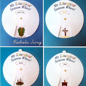 Catholic Liturgical Seasons Wheel Craft for Kids - Etsy