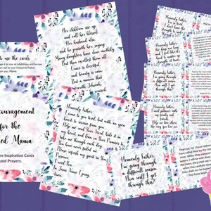 Printable Scripture Cards for Tired Moms - Instant Download - Etsy