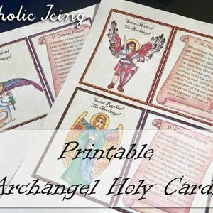 Saint Michael and the Archangels Printable Craft Packet - Etsy