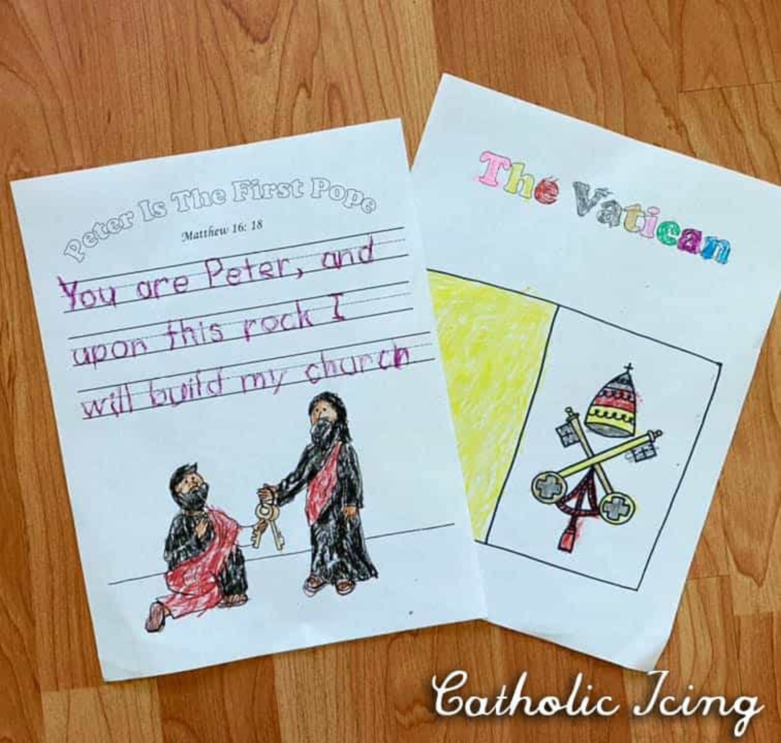 Saint Peter is the First Pope Printables Packet - Instant Download | No ...