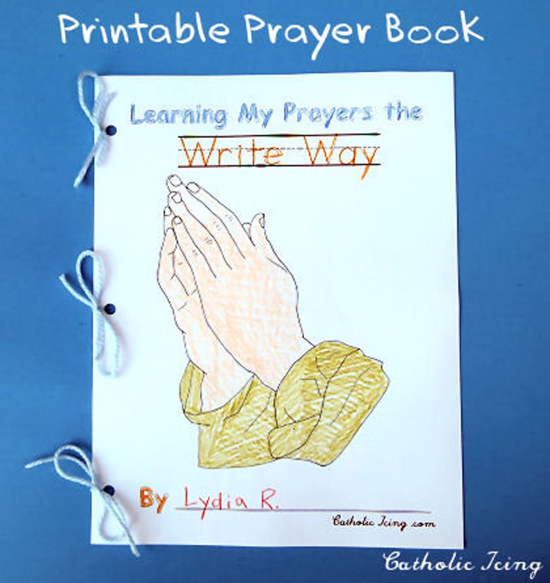 Learning Our Prayers the Write Way - Catholic Prayers Handwriting ...