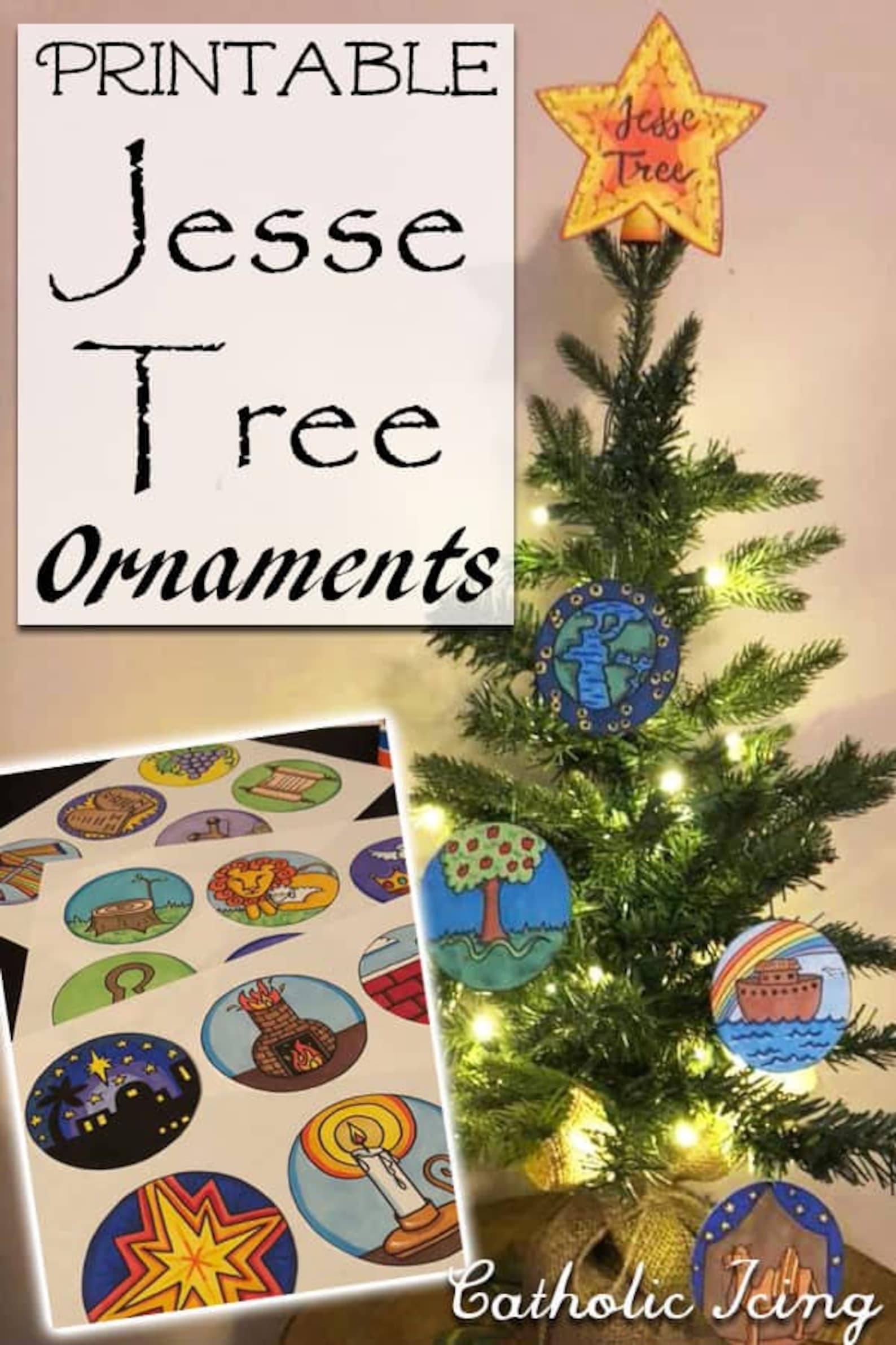 Printable Jesse Tree Ornaments: Advent Activity (PDF Download) - Etsy