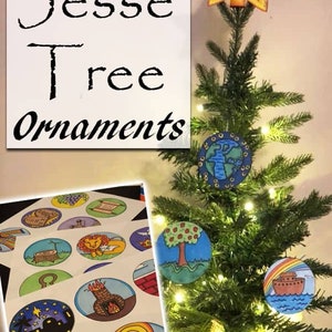 Printable Jesse Tree Ornaments: Advent Activity (PDF Download) - Etsy