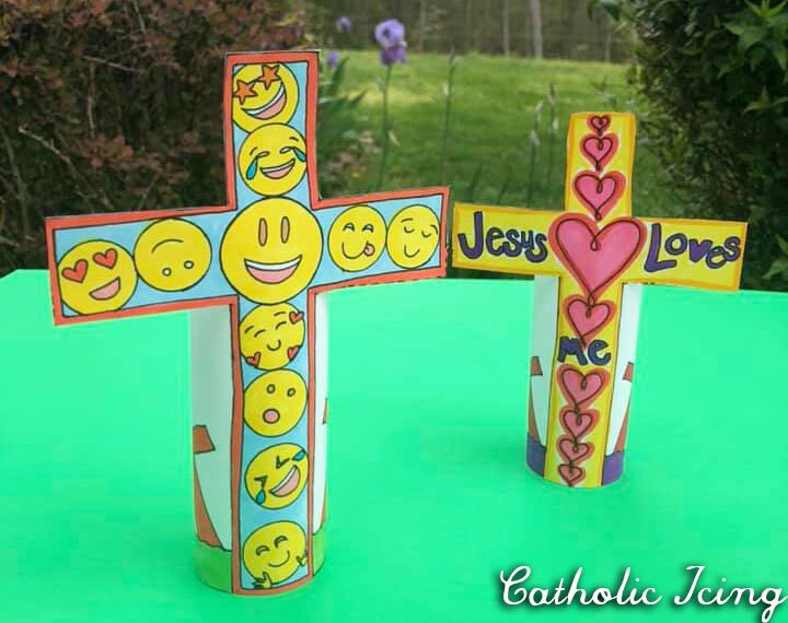 Printable Set of Cross Crafts for Kids - Etsy