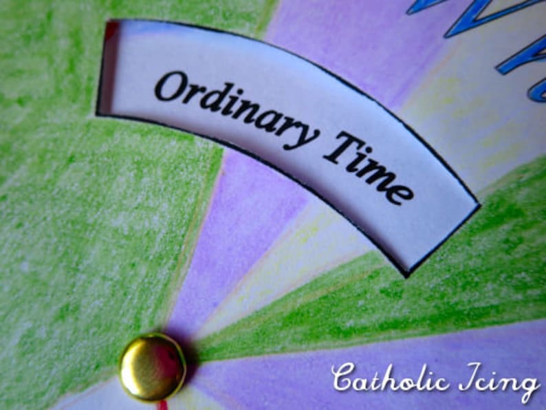 Catholic Liturgical Seasons Wheel Craft for Kids - Etsy