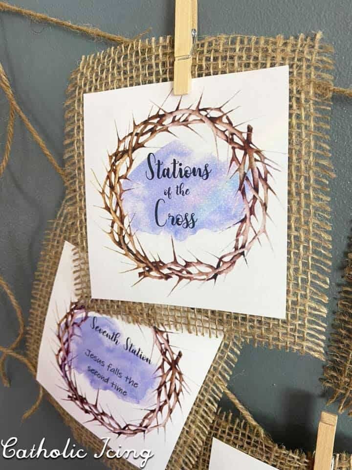 Stations of the Cross Display Set - Low Prep Lenten Decorations ...