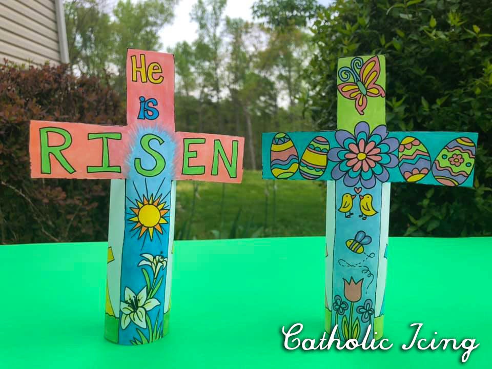 Printable Set of Cross Crafts for Kids - Etsy