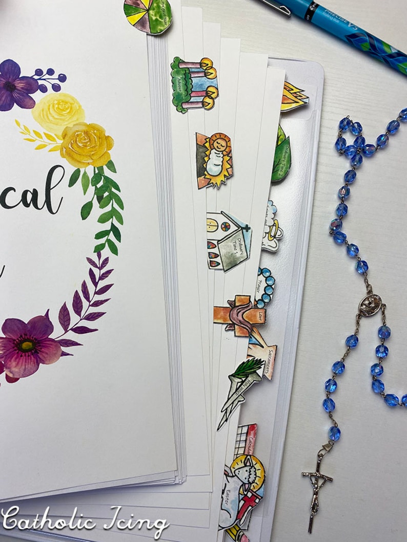 Printable Catholic Planner for Liturgical Living - Etsy