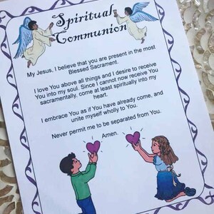 Printable Spiritual Communion Craft Pack for Kids - Etsy