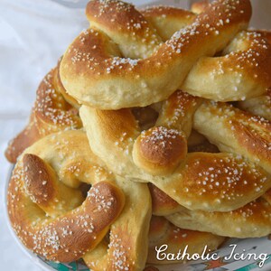 Lenten Pretzel Recipe Printable Set | Instant Download - Etsy
