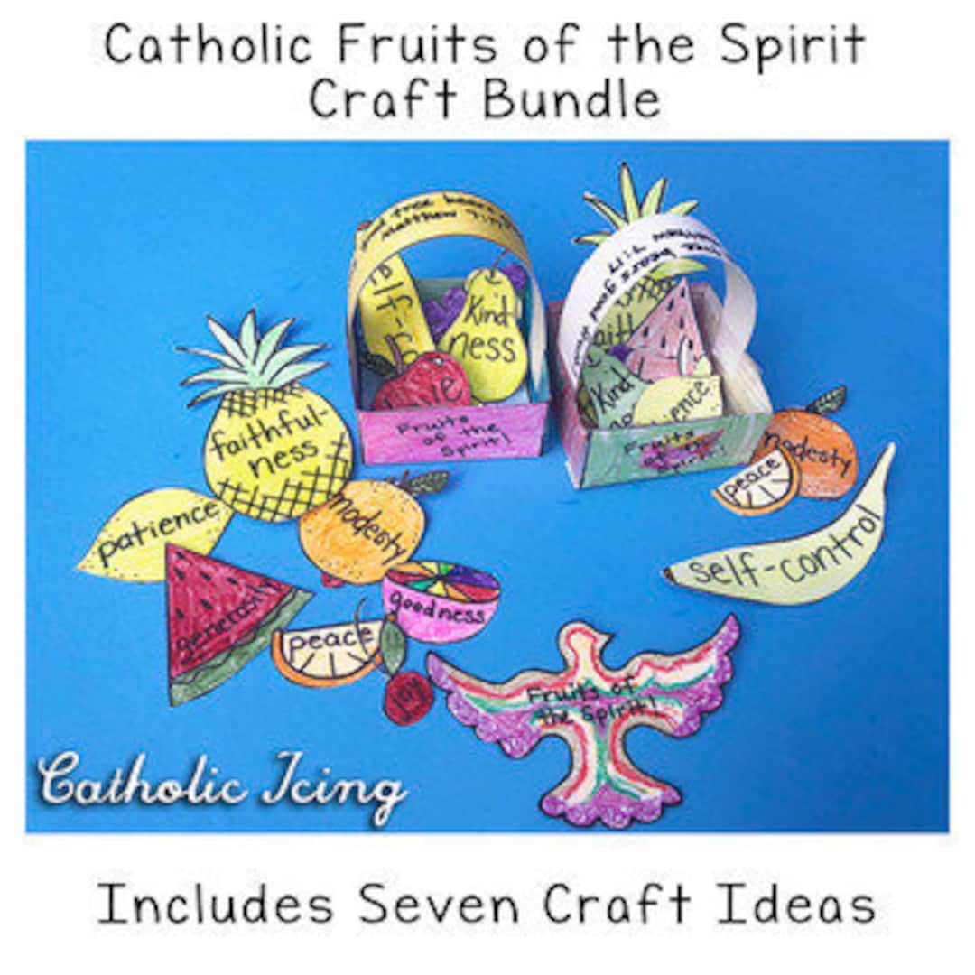 Fruits of the Holy Spirit Craft Set - Etsy