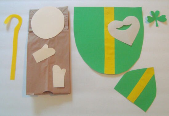 Saints Paper Bag Puppet Templates - Etsy