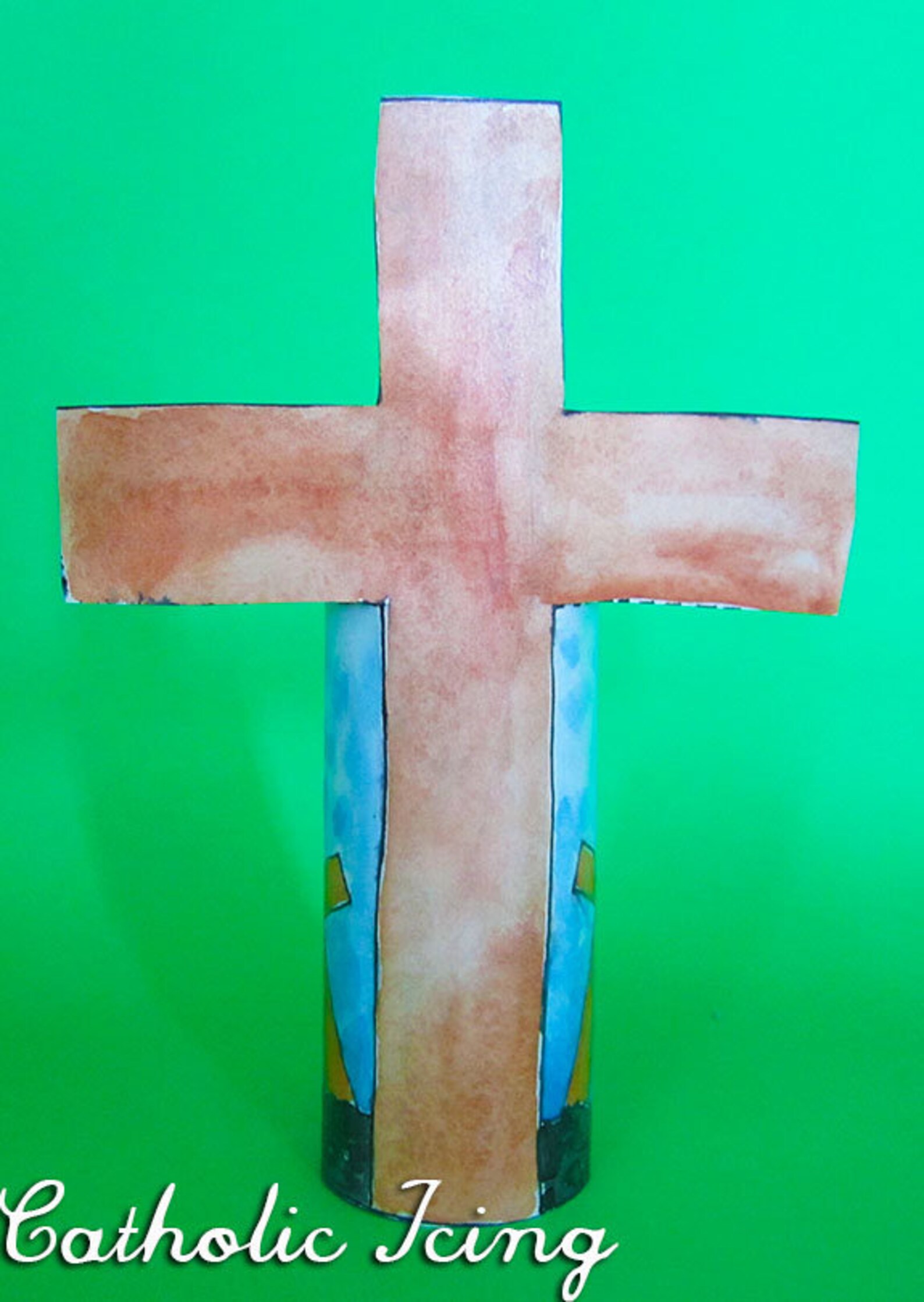 Printable Crucifix Craft for Kids: Holy Week Activity (PDF Download) - Etsy