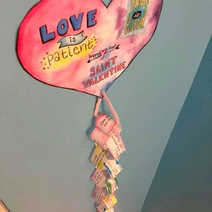 St. Valentine’s Day Printable Countdown Craft Project - Instant ...