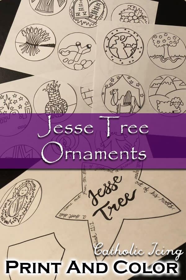 Printable Jesse Tree Ornaments: Advent Activity (PDF Download) - Etsy